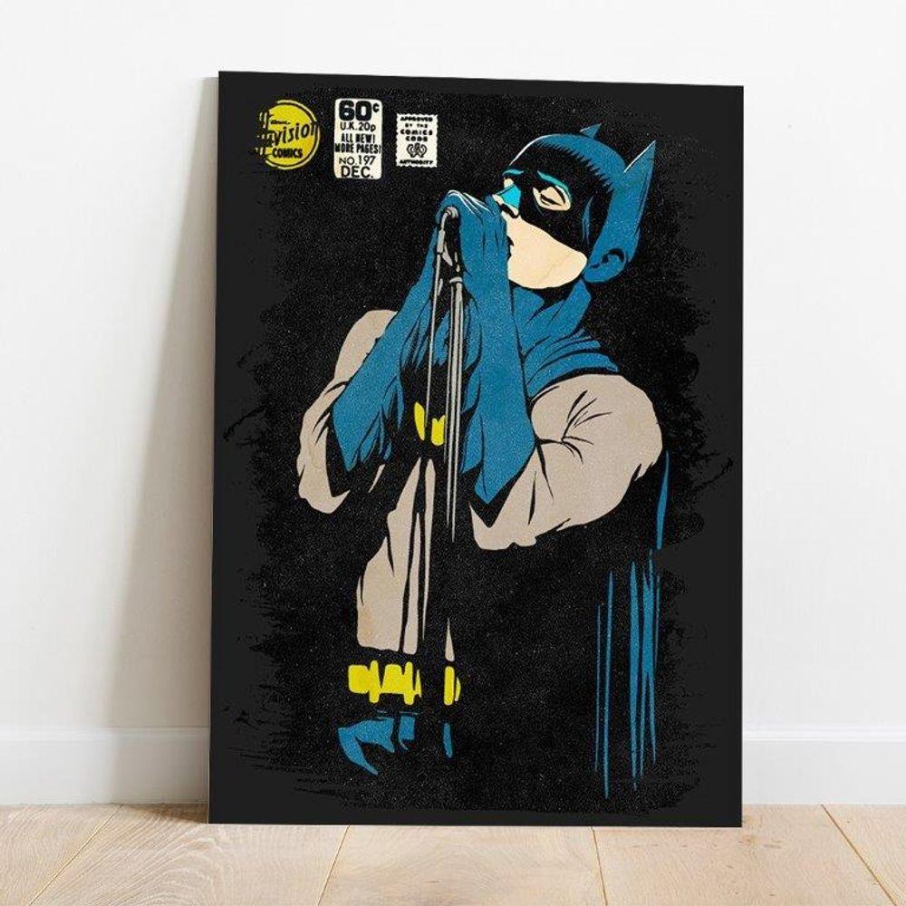 Quadro Em Lona Singer Batman Tamanho:60x90cm - Carrefour