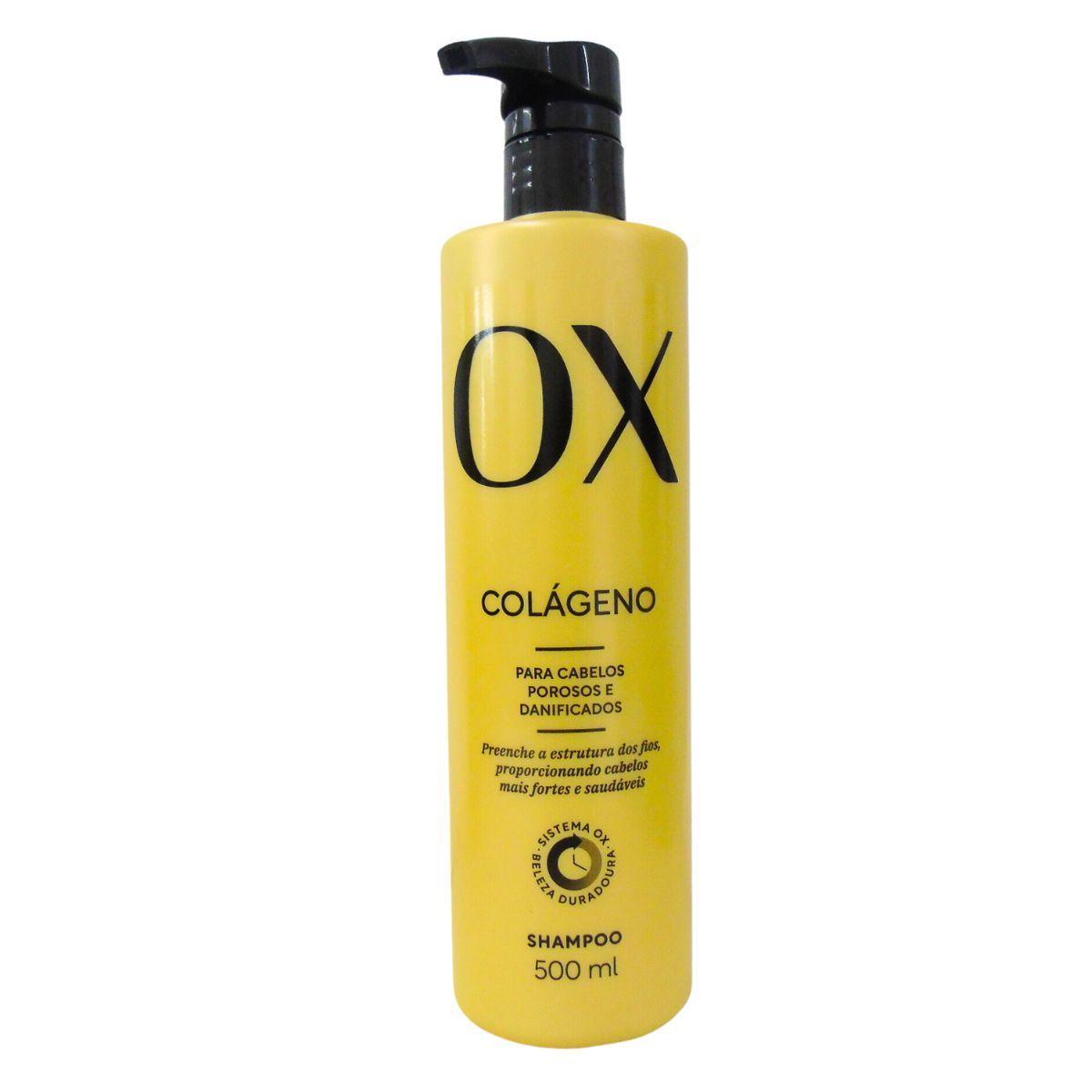 Shampoo + Condicionador Ox Colágeno 500ml - Carrefour