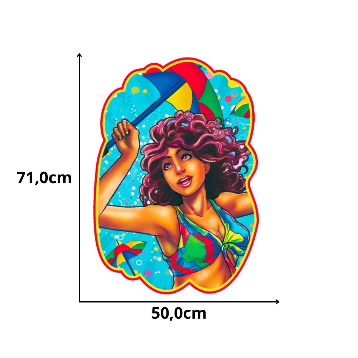 Kit 02 Enfeite Mural Carnaval Frevo Grande Decoração Festa - Carrefour