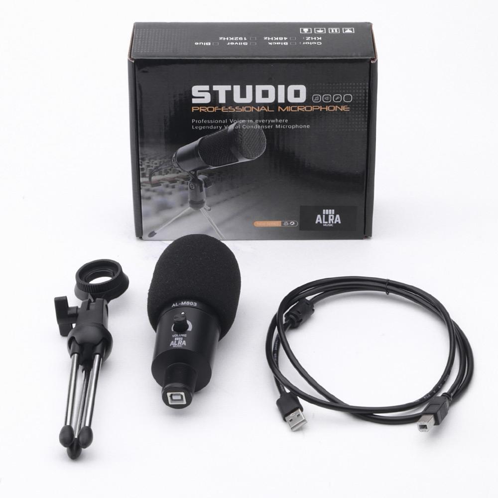 Microfone Condensador Alra Music Usb Computador Al-m803 - Carrefour