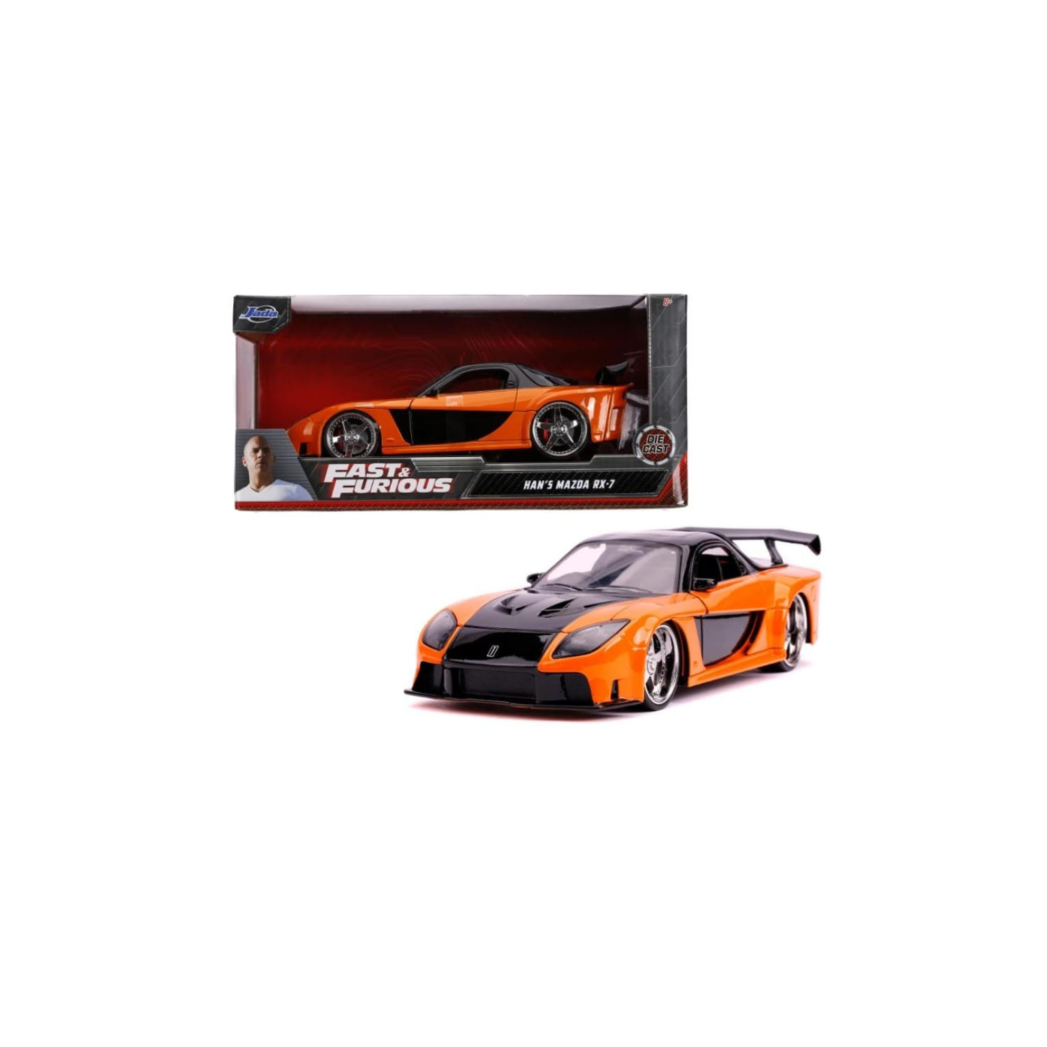 Carro De Transmissão Direta Jada Mazda Rx7 Veilside Han Velozes E ...