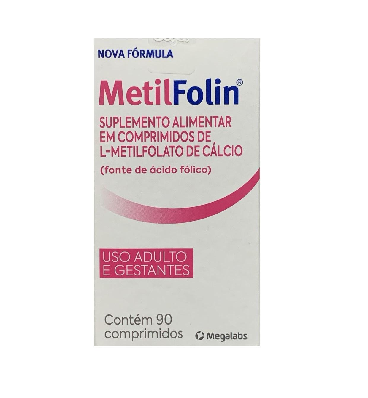 Kit 2 Caixas Suplemento Alimentar Metilfolin 90 Comprimidos - Carrefour