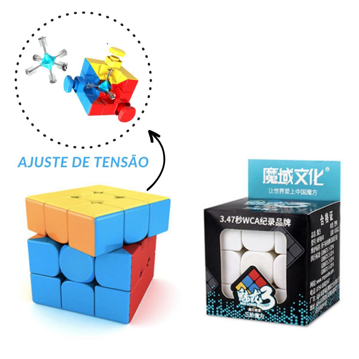 Cubo Mágico Mei Long 3x3 Profissional Speed Control - Carrefour