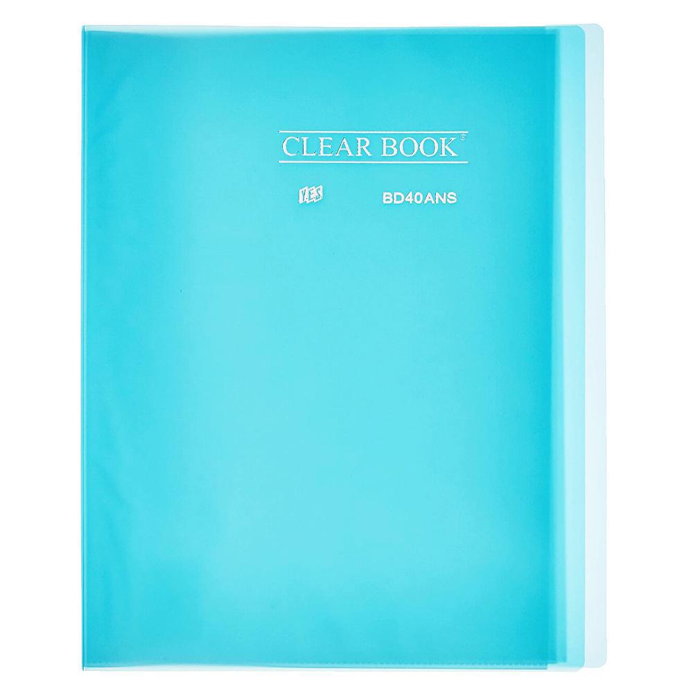 Pasta Catálogo A4 Yes 40 Envelopes Bd40ans Clear Azul - Carrefour