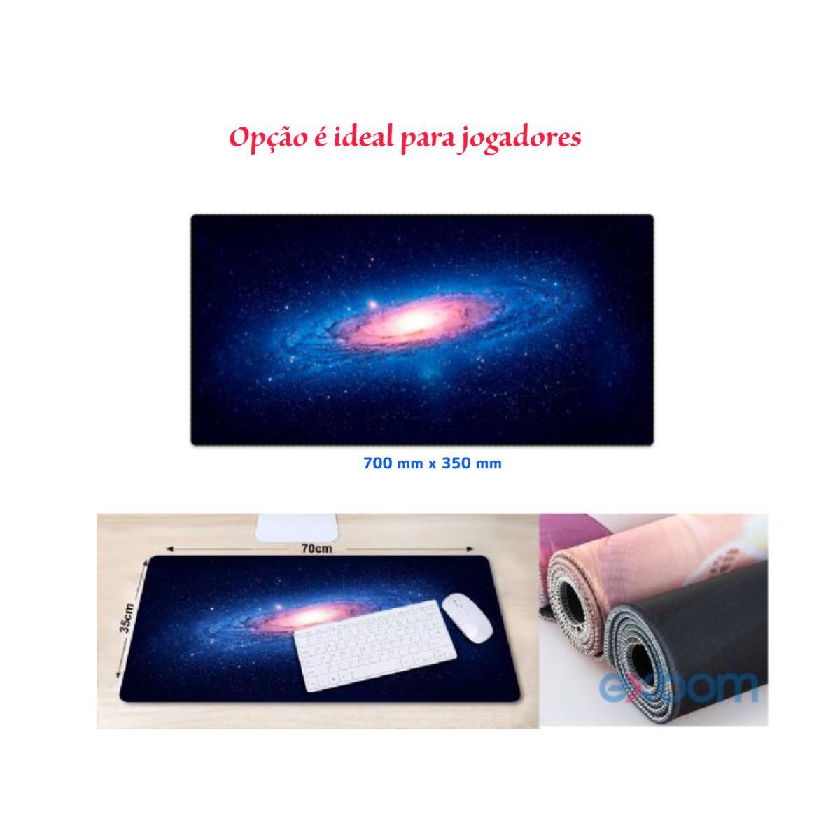 Mouse Pad Speed Gamer Extra Grande 700 X350 X 3 Mm Galáxia - Carrefour