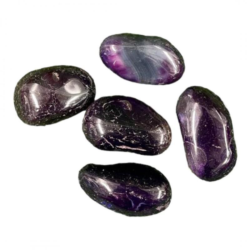 Pedra Rolada Ágata Roxa 2 A 3 Cm Pacote 200g - Carrefour