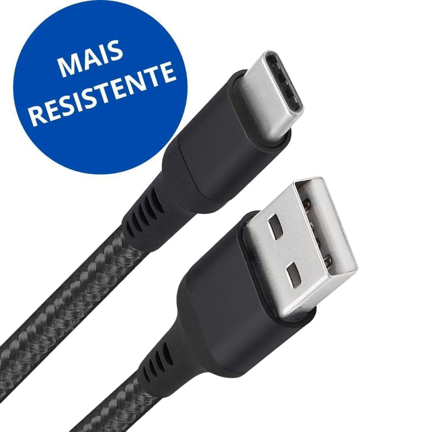Cabo Usbc 1 Metro Preto Turbo Compatível Com Moto G20 - Carrefour