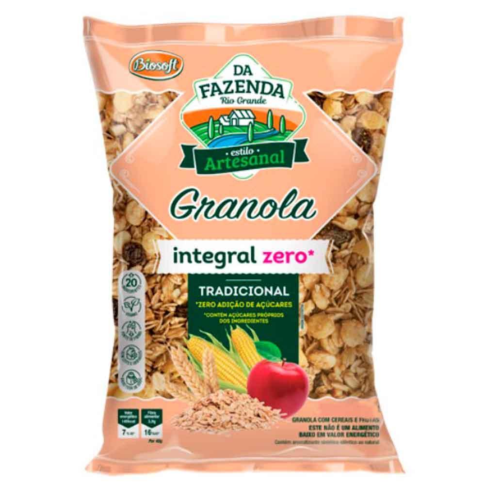 Granola Tradicional Integral Zero Biosoft 500g - Carrefour