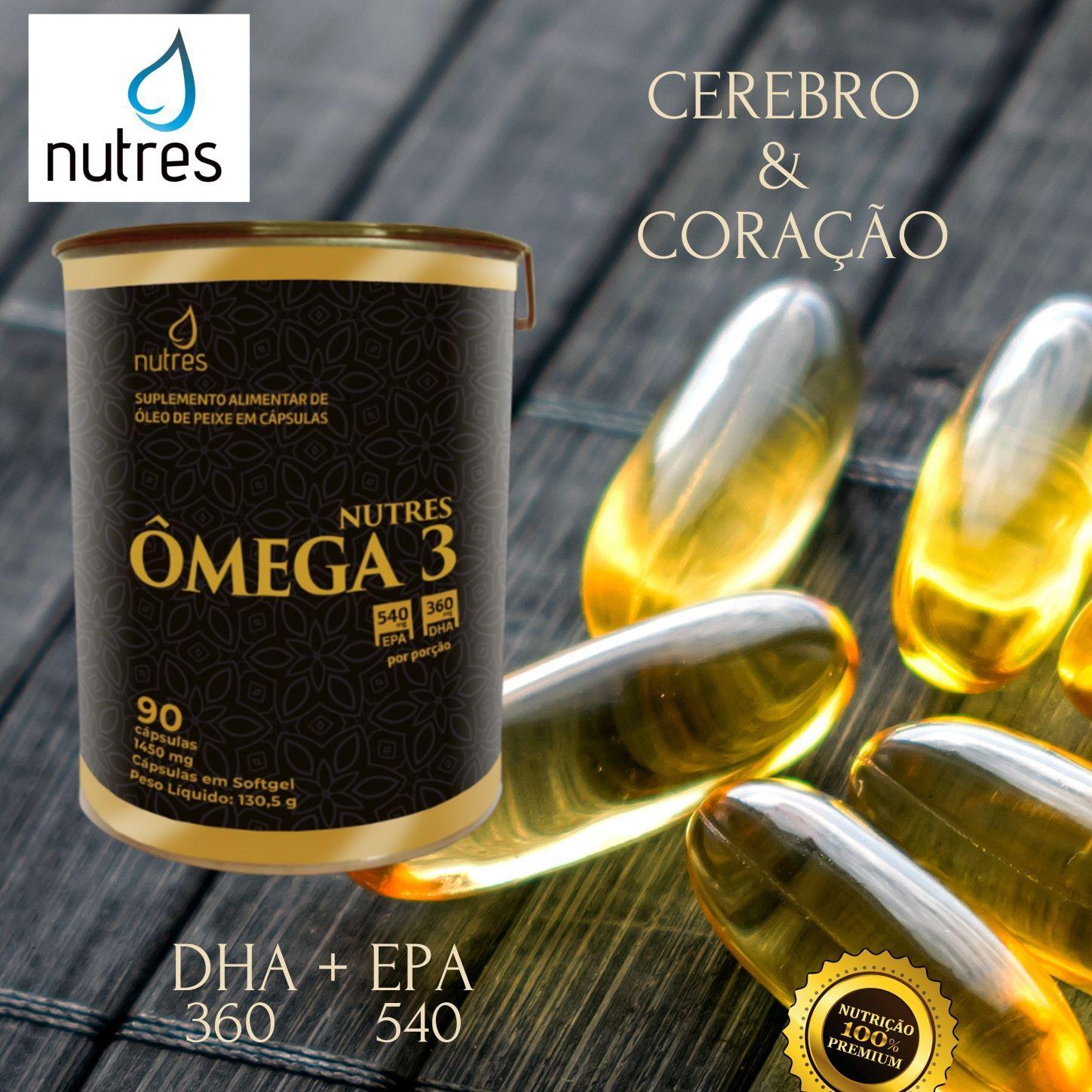 Ômega 3 - Epa 540 Dha 360 - 90 Cáps - Nutres Ômega - Carrefour