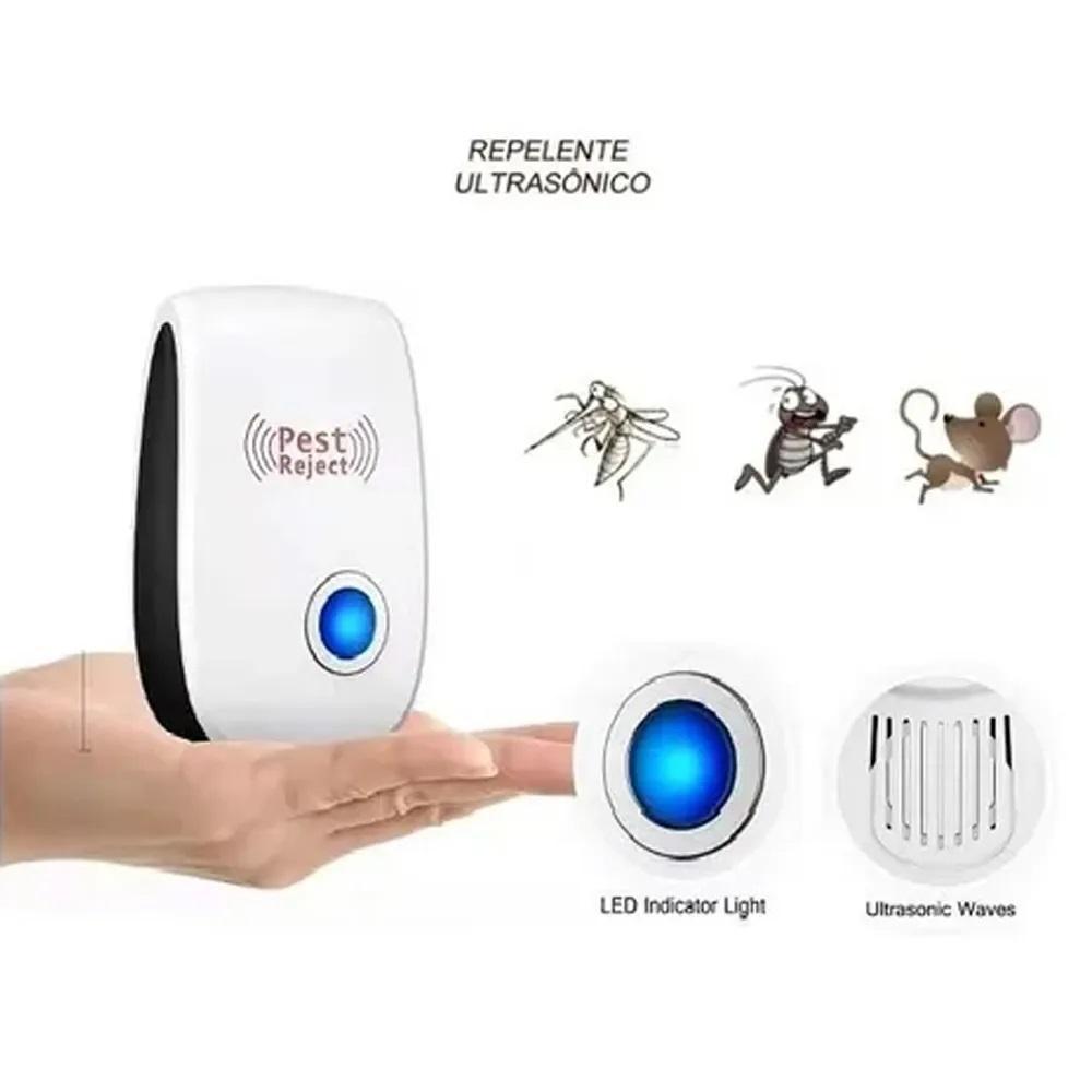 Repelente Eletrônico Ultrassônico Anti-pragas Espanta Ratos - Carrefour
