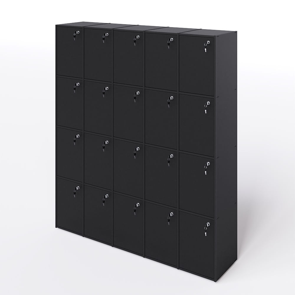 Armário Locker Guarda Volumes 20 Portas Com Chave - Carrefour