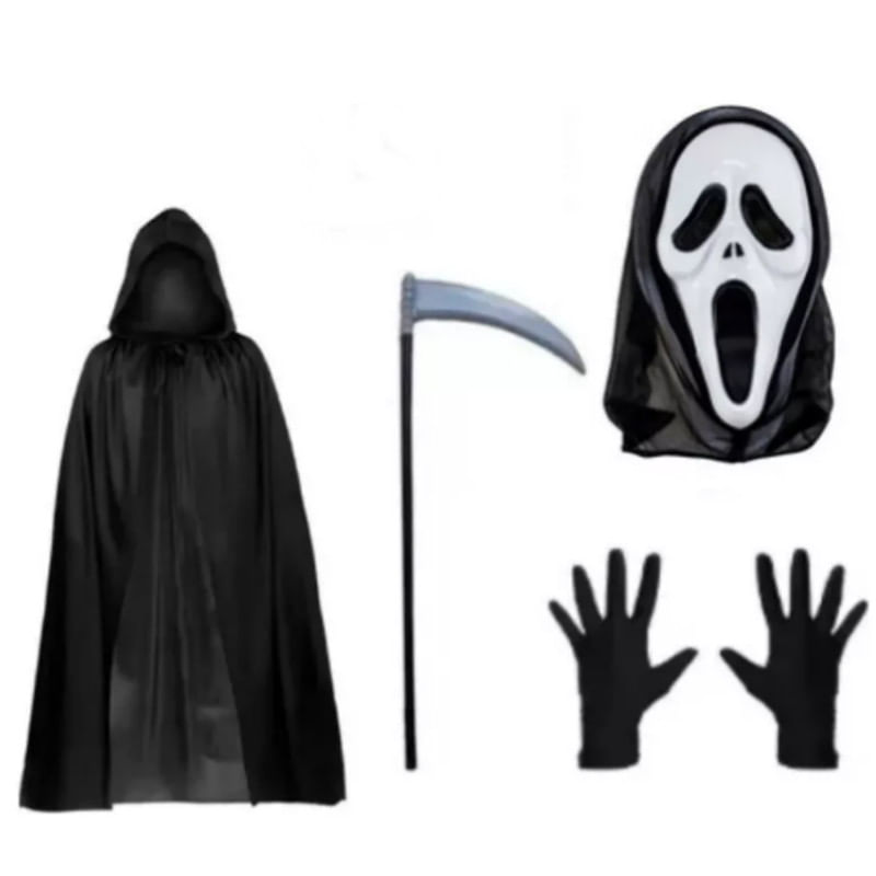 Fantasia Morte Pânico Exclusiva Com Foice - Carrefour