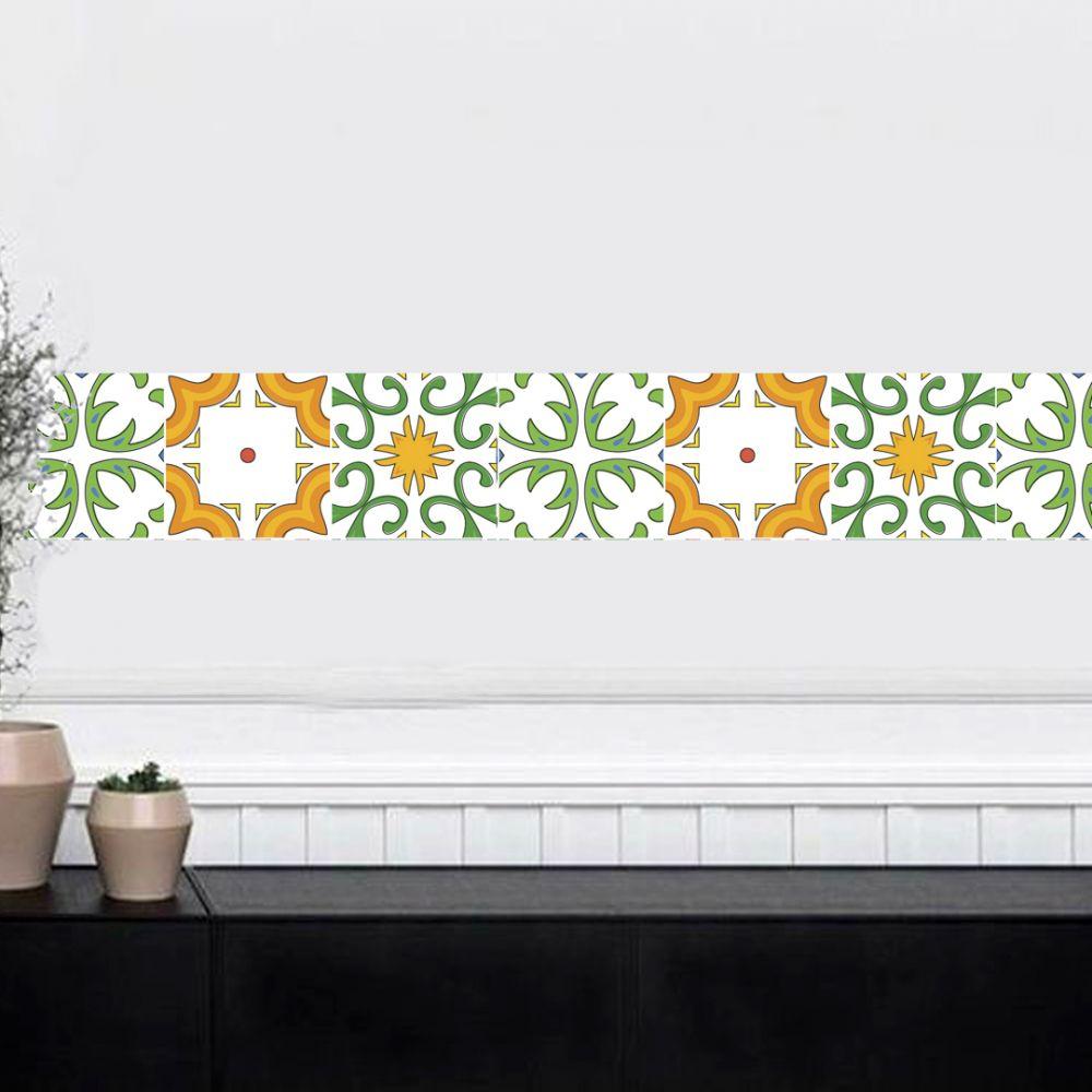Adesivo Faixa De Azulejo 456x10cm R19 Decore qualquer ambiente de forma ...