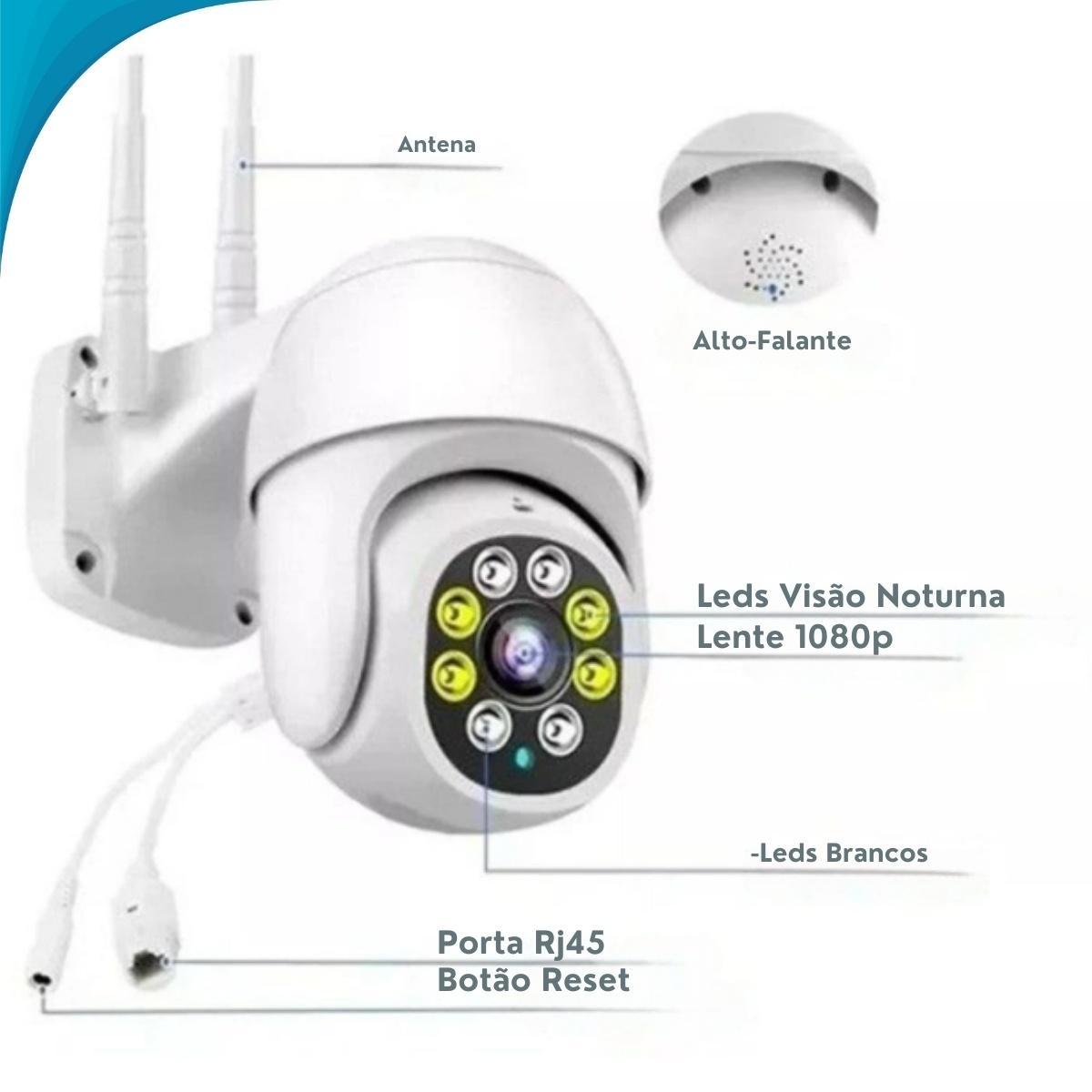 Câmera 360 Externa Hd Wifi Infravermelho - Carrefour