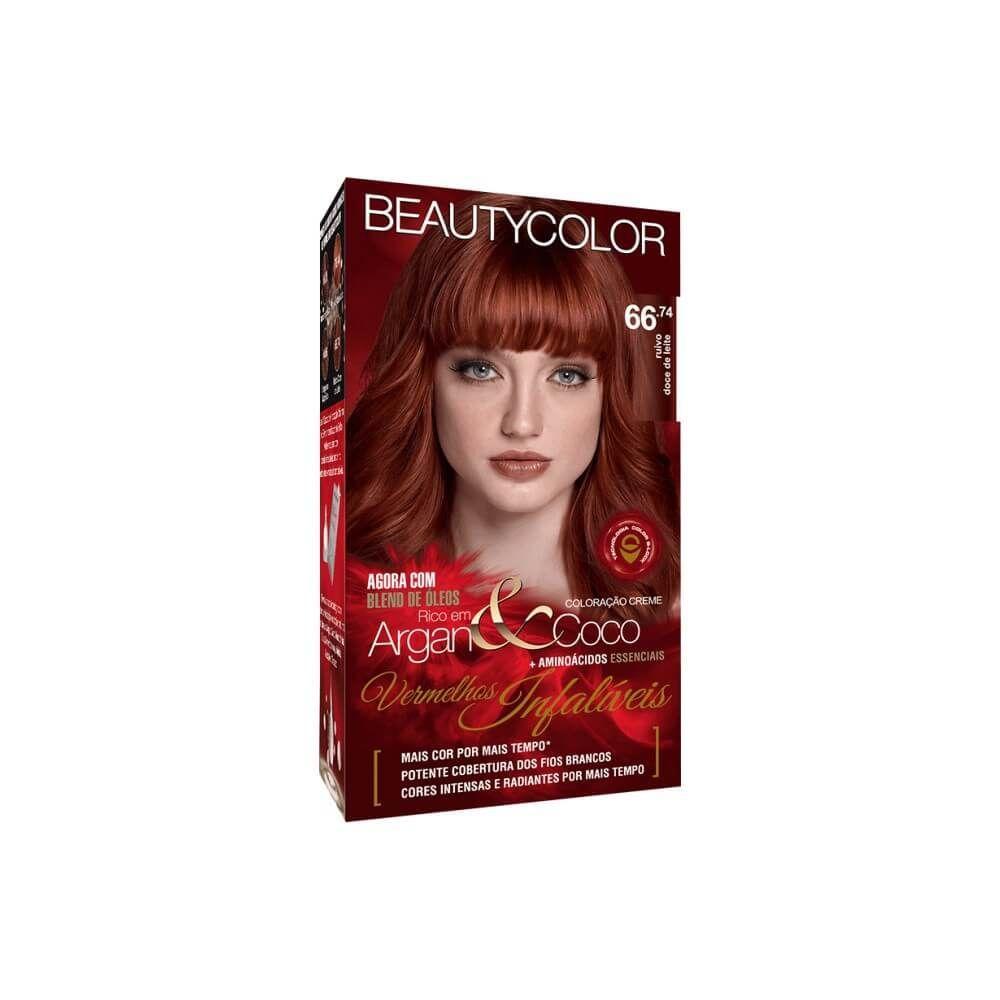 Beautycolor Tinta Kit 66 74 Ruivo Doce De Leite Carrefour