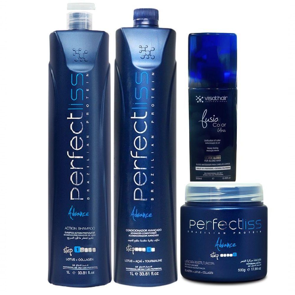 Escova Progressiva Perfect Liss Advance E Fusion Color Gloss - Carrefour