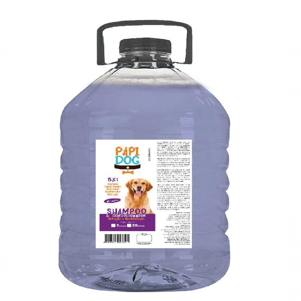 Shampoo E Condicionador Papi Dog 5x1 5 Litros Único - Carrefour