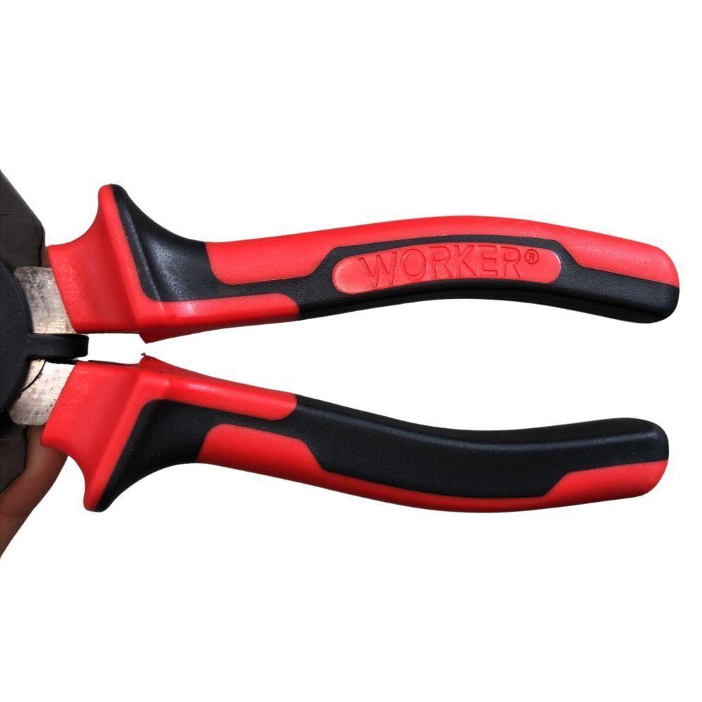 Alicate De Corte Diagonal 6 Pol Isolado 1000 V 139084 Worker - Carrefour