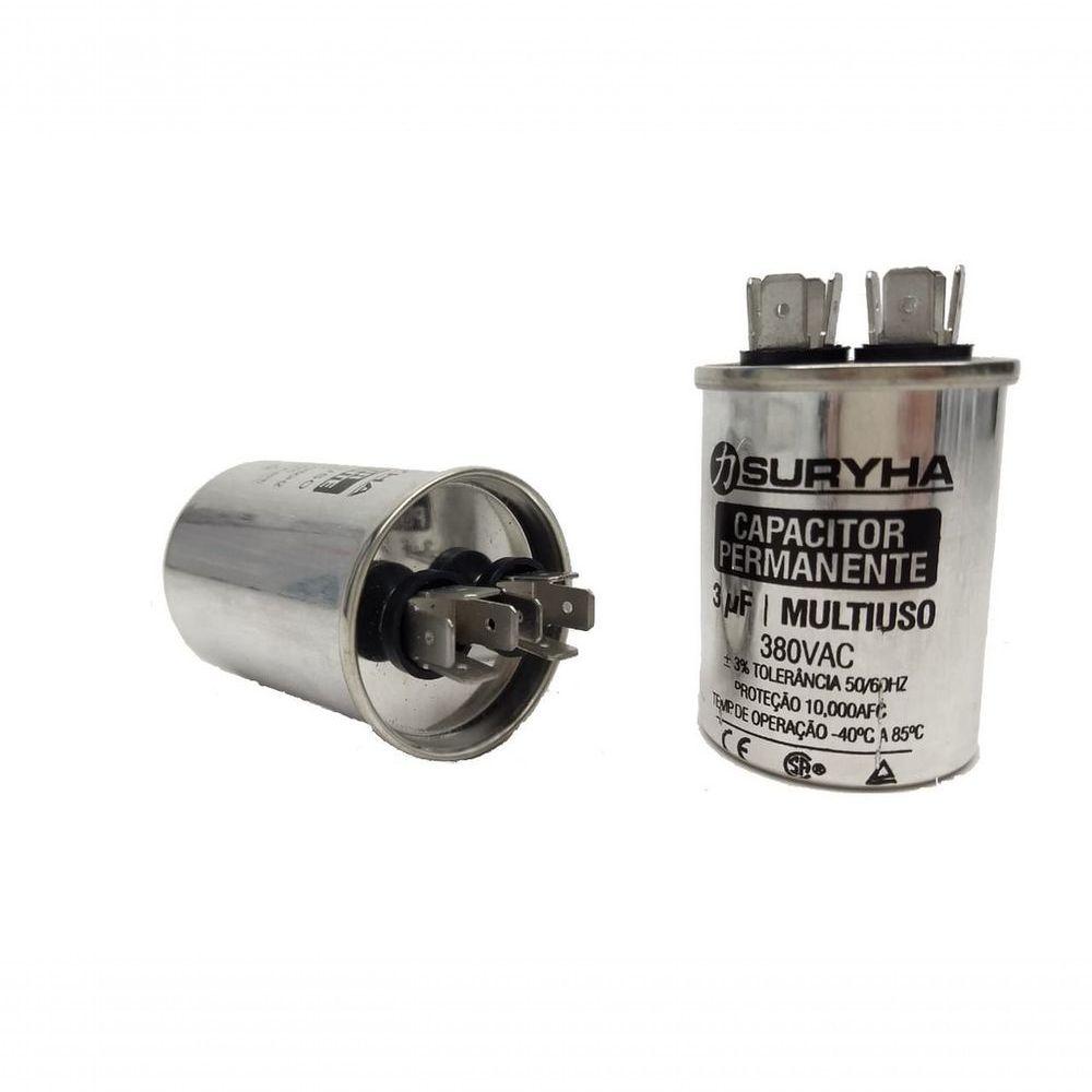 Capacitor 3 Uf 380v Copo Aluminio Suryha - Carrefour