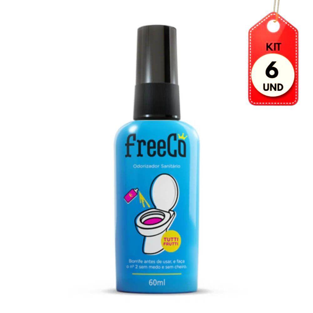 Kit C-06 Freecô Tutti-frutti Bloqueador De Odor Sanitário 60ml - Carrefour