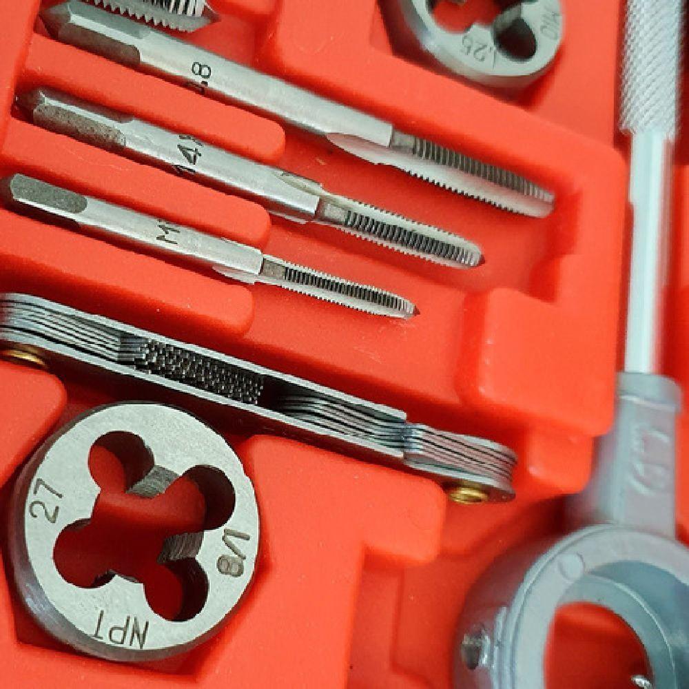 Kit Macho E Tarraxa Para Fazer Rosca + Maleta 40 Peças - Carrefour