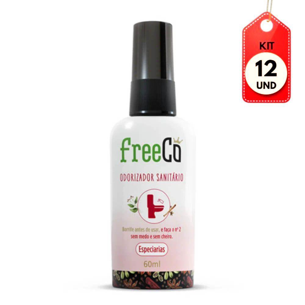Kit C-12 Freecô Especiarias Bloqueador De Odor Sanitário 60ml - Carrefour