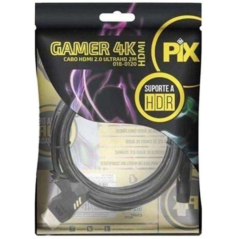Cabo Hdmi Gamer 2 Metros 90graus 4k Ultrahd Pix 018 0120 - Carrefour