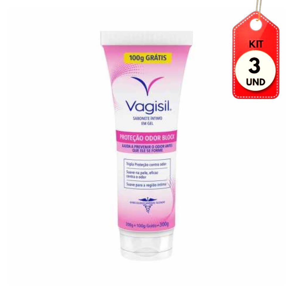 Kit C-03 Vagisil Odor Block Sabonete Íntimo 300ml - Carrefour