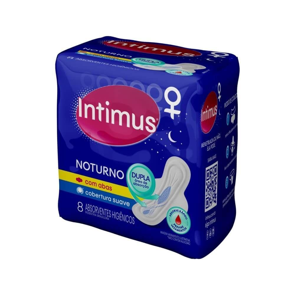 Intimus Gel Noturno Absorvente Higiênico Seca C- Abas C-8 - Carrefour