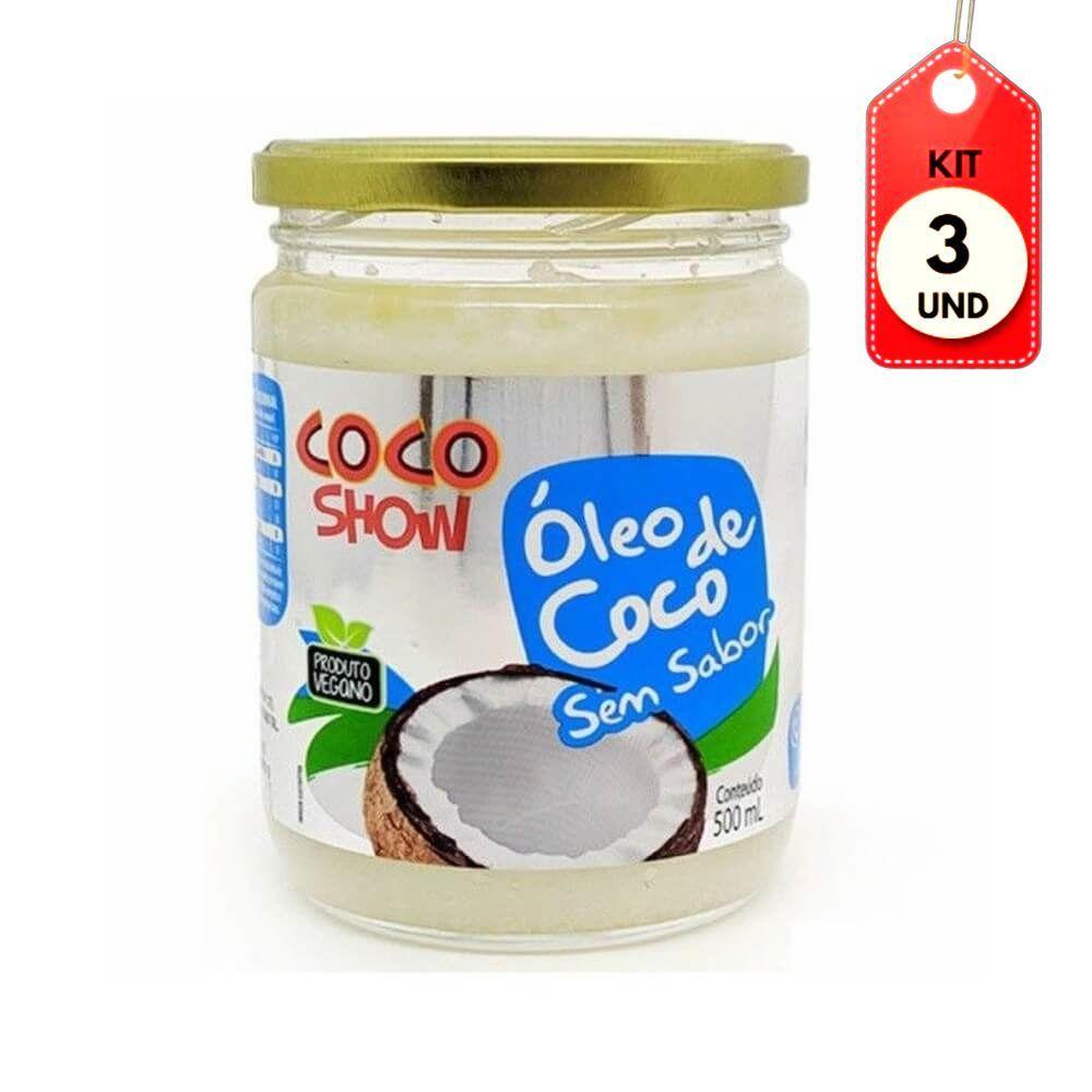 Kit C-03 Coco Show Óleo De Coco S- Sabor 500ml - Carrefour