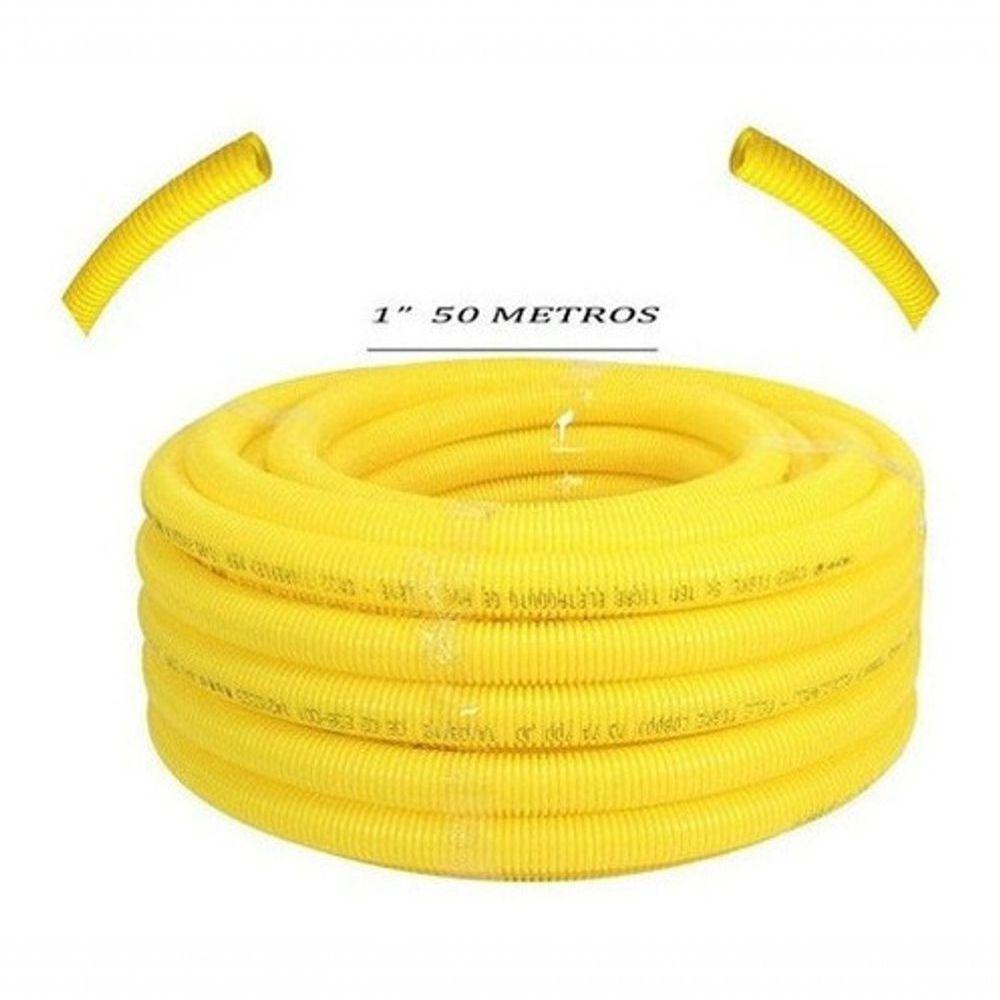 Conduíte Corrugado Amarelo 1 Polegada 50mts - Carrefour