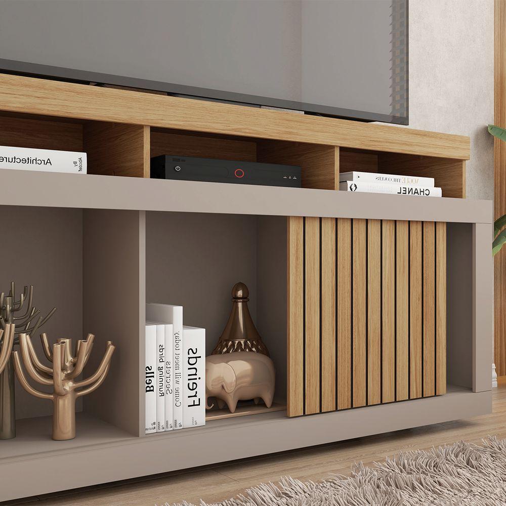 Bancada Para Tvs 55 Polegadas Ripado Palmas Buriti Fendi - Carrefour