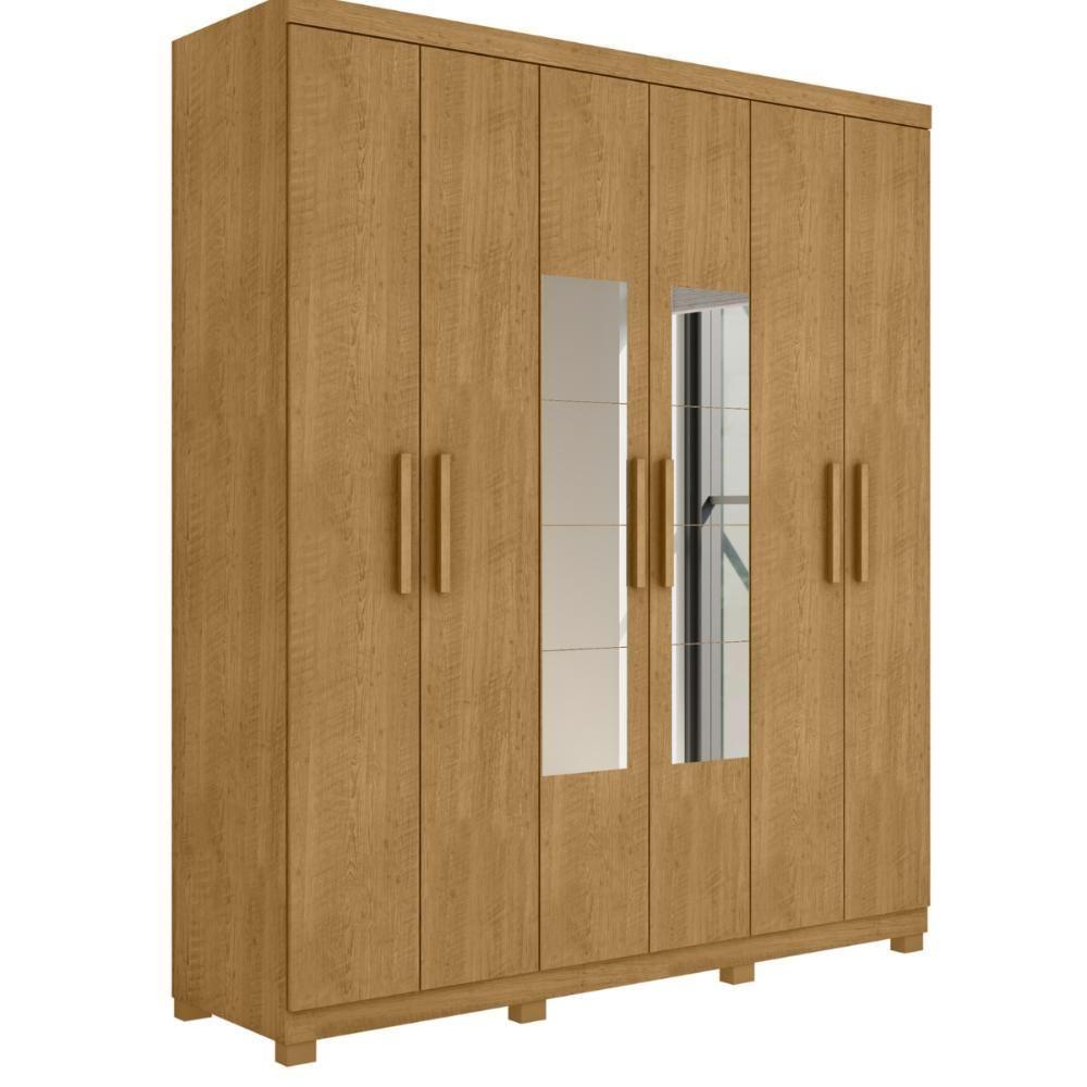 Guarda Roupa 3 Gavetas E 6 Portas Chade Naturalle Off White - Carrefour