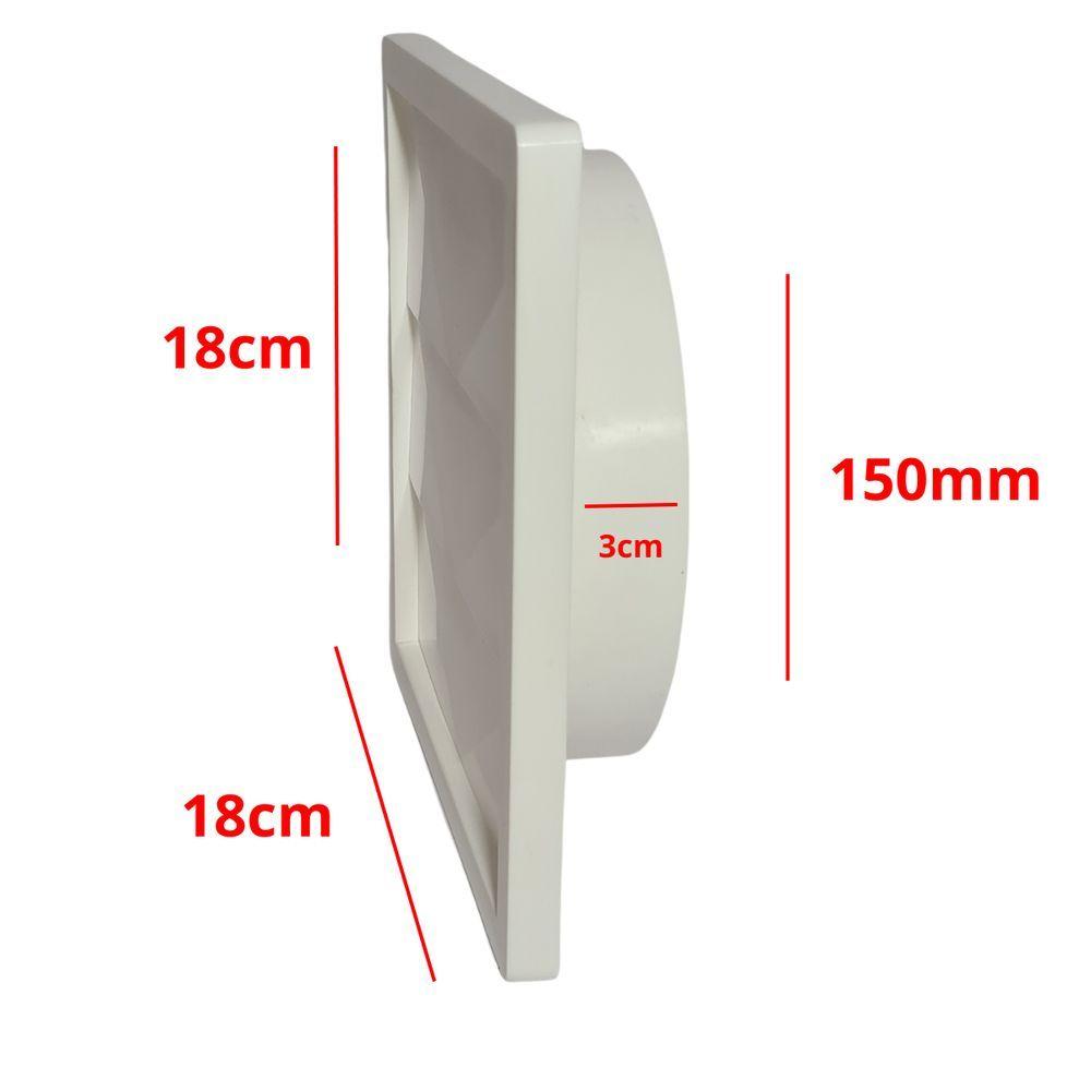 Grade Veneziana Auto-fechante 150mm Branco - Carrefour