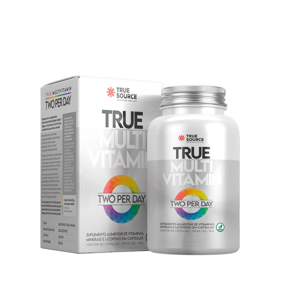 Multivitaminico True Multivitamin Two Per Day 60 Capsulas True Source ...