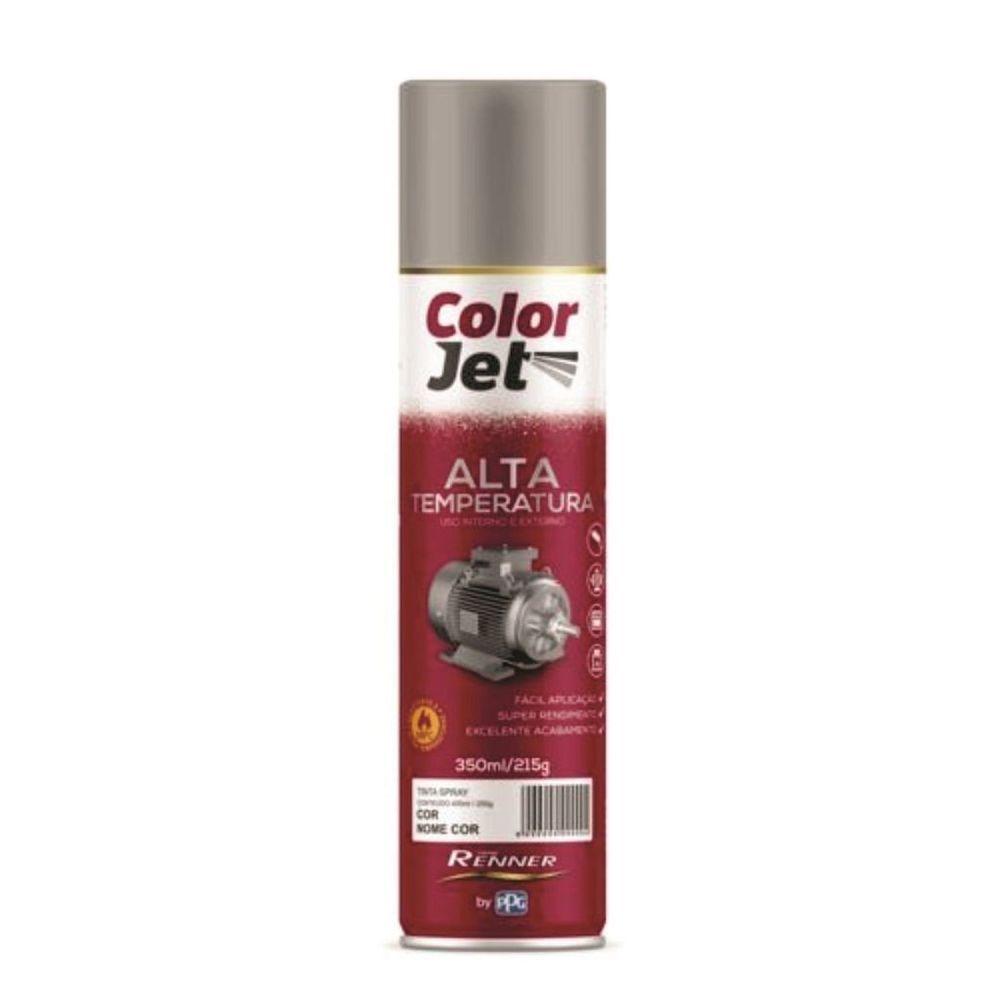 Tinta Spray Color Jet Alta Temperatura Renner Alumínio 400 Ml - Carrefour