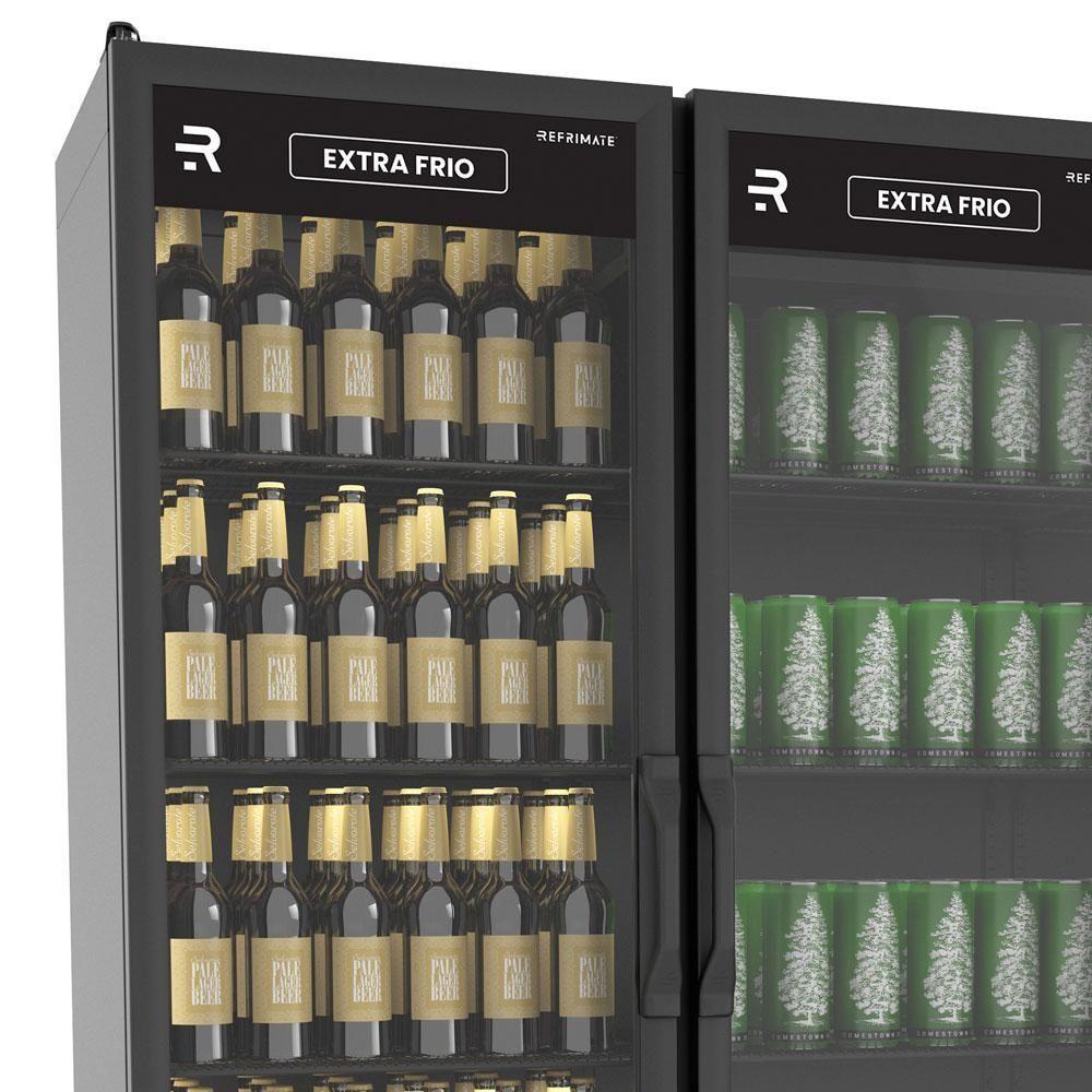 Auto Serviço Vanguard Extra Frio 3 Porta -5 C Asvef3ppp Preto/preto ...