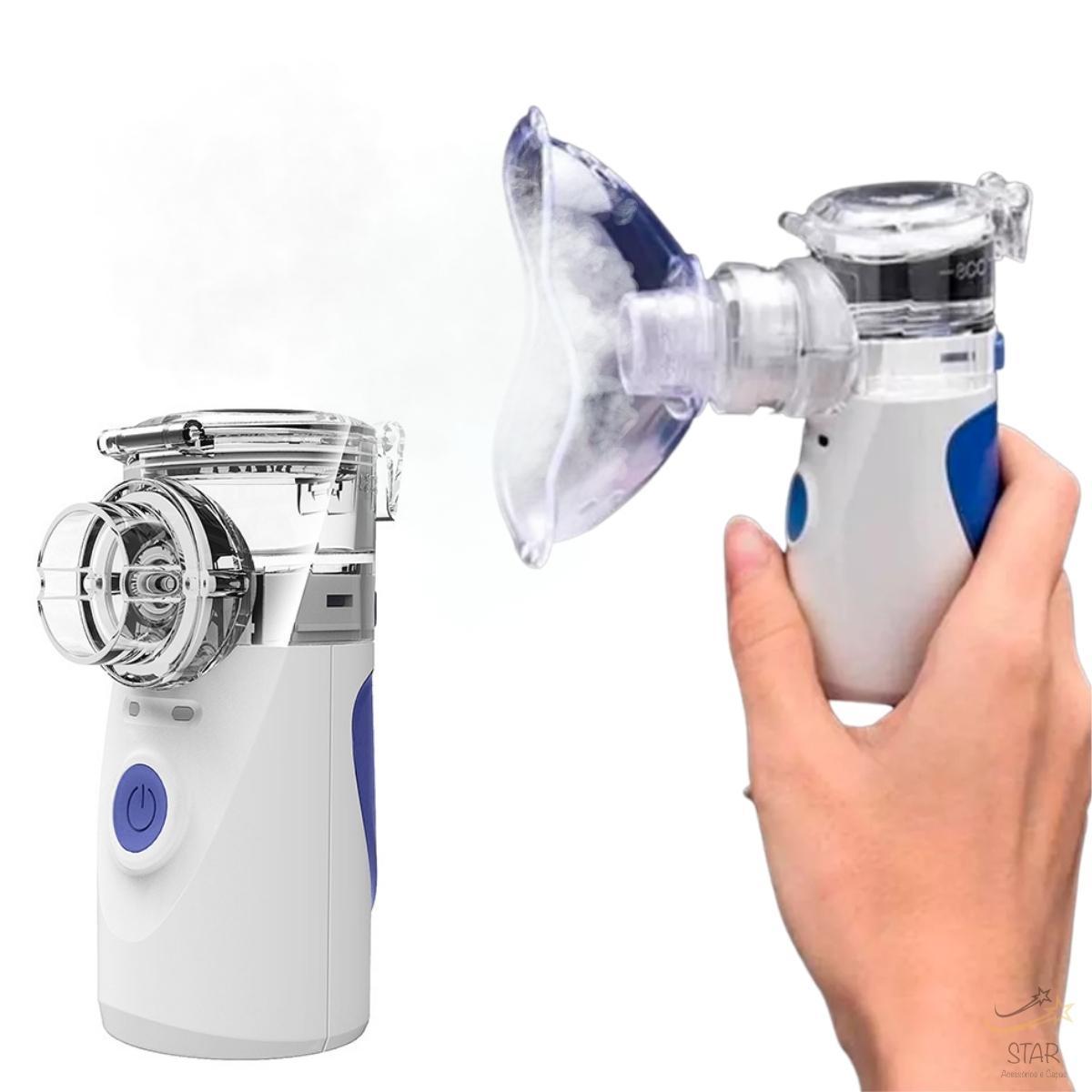 Inalador Infantil Portátil 2 Máscaras Nebulizador Silencioso - Carrefour