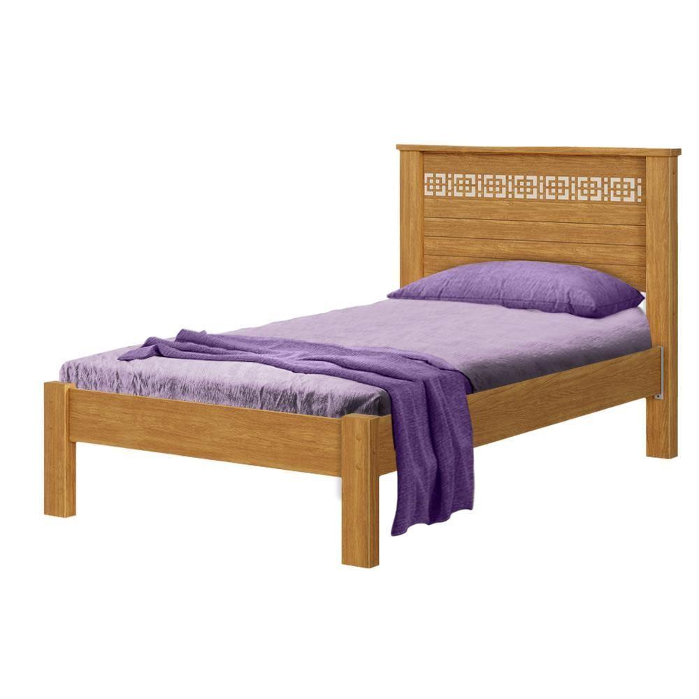 Cama De Solteiro Com Estrado Reforçado Cinamomo Off White Pavi Shop Jm ...