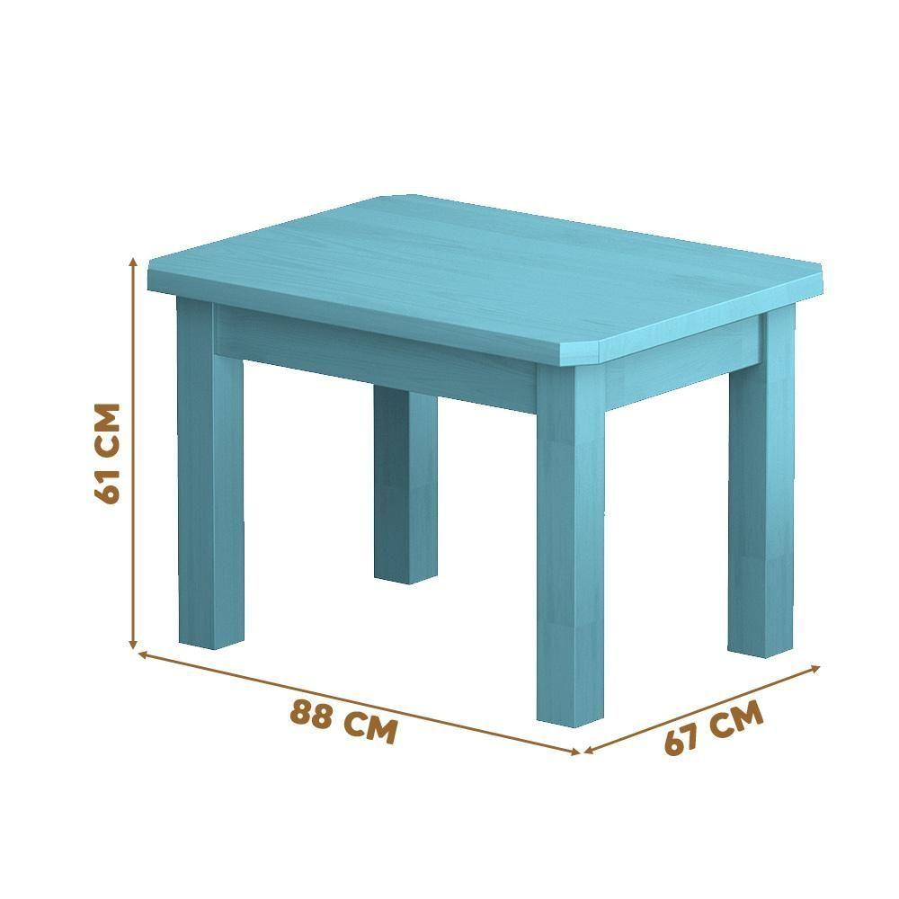 Mesa Infantil Para Desenhar Com 4 Cadeiras Azul Safion Shop Jm - Carrefour