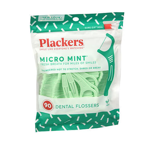 Plackers Micro Mint Dental Flossers 90 Cada Por Plackers - Carrefour