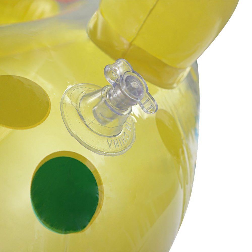 Boia Infantil Inflável 60cm Com Assento Amarela 100% Pvc - Carrefour