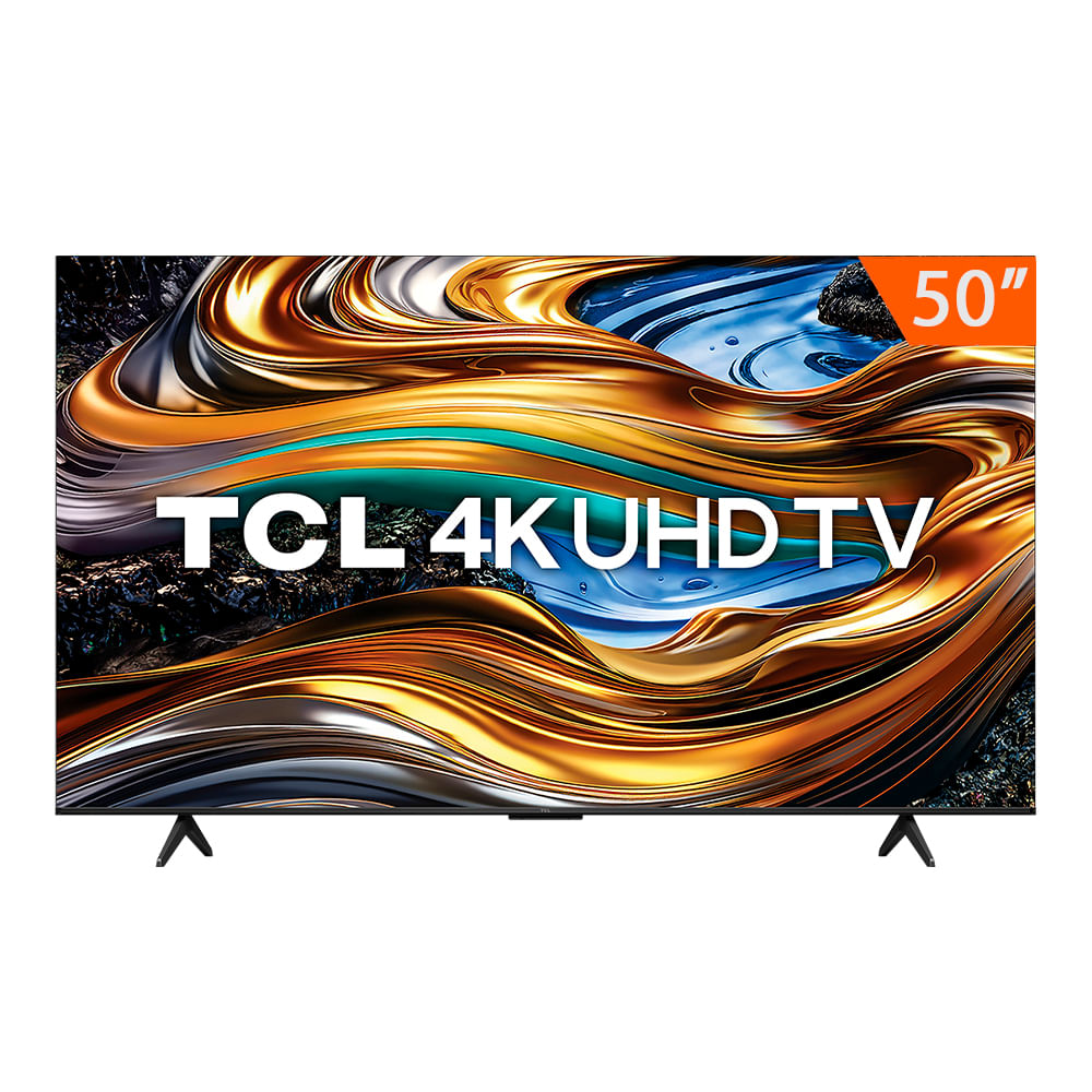 Smart Tv Led 50" Google Tv Ultra Hd 4k Tcl 50p755 Comando De Voz Hdr10 ...