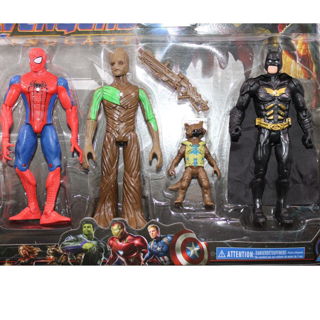 Bonecos Super Heróis Cartelado Kit Com 6 Bonecos 15cm - Carrefour