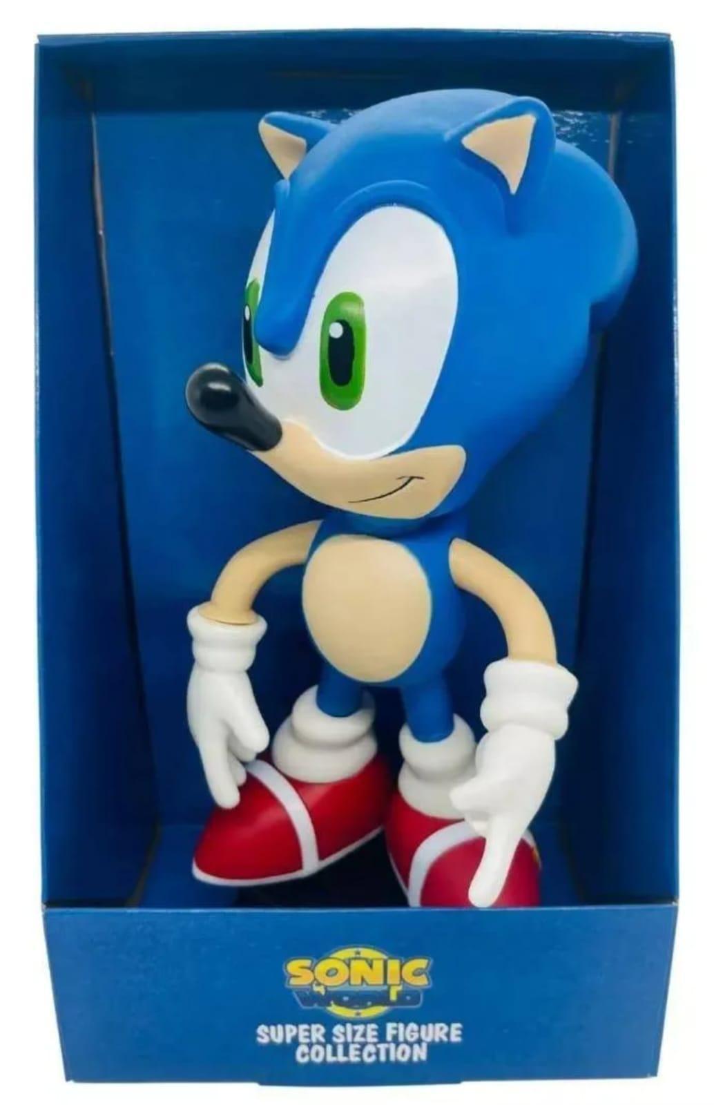 Boneco Sonic 23cm Vinil Articulado Brinquedo Boneco Sonic - Carrefour