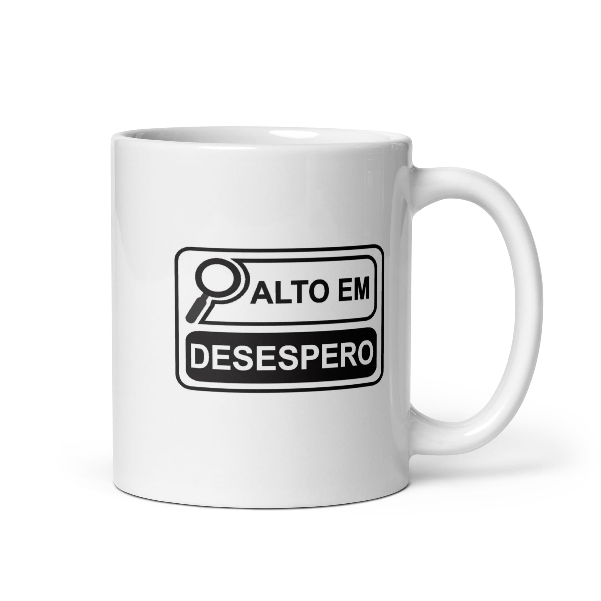 Caneca De Porcelana Meme Alto Em Desespero - Carrefour