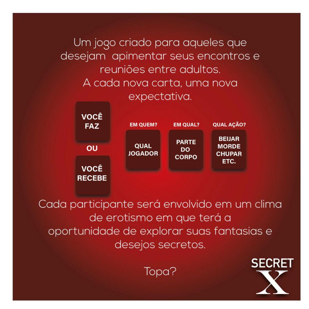 Jogo De Cartas Secret X Jogos Secretos Baralho - Carrefour