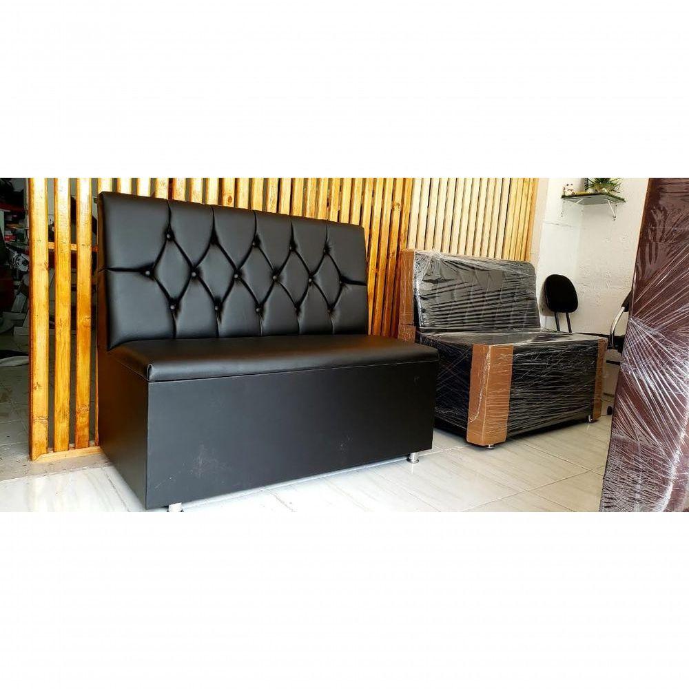 Poltrona Booth Black 2,50cm Capitone A Mão - Carrefour