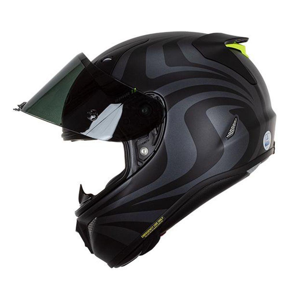 Capacete Hjc Rpha 11 Eldon Cinza E Verde 55 [f016] - Carrefour