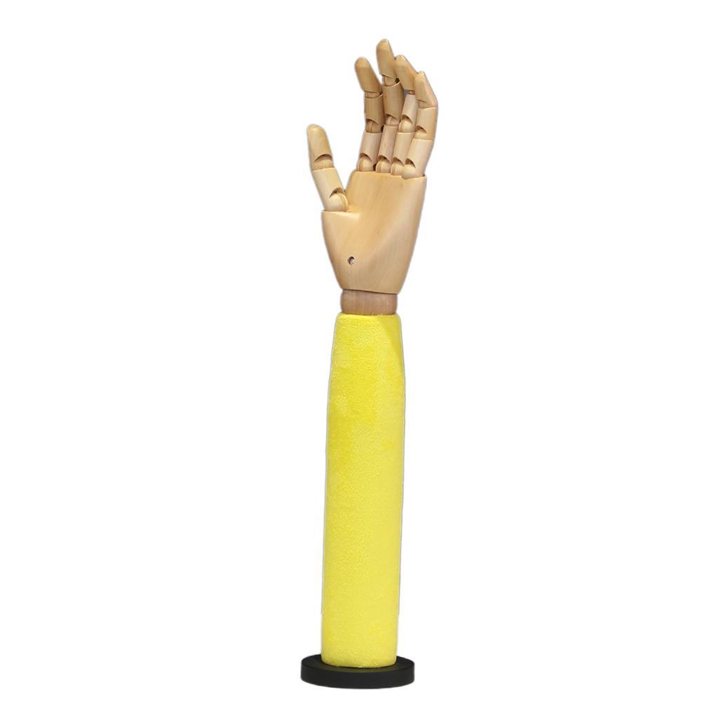 Prática De Manicure Modelo De Mão De Exibição Articulada De Madeira ...